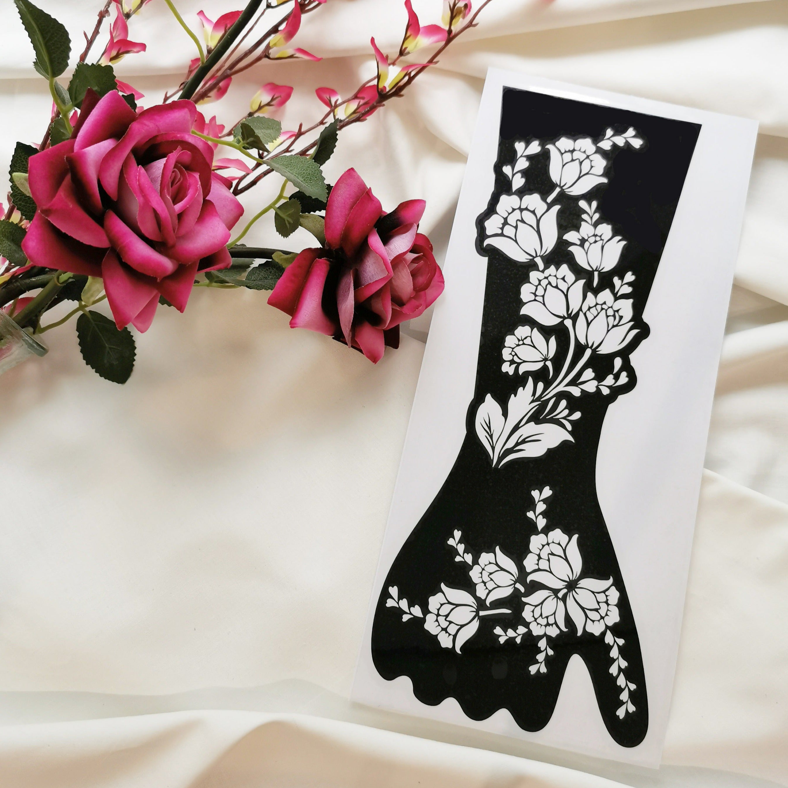 Henna Sticker Stencil for Tattoos and Mehndi DIY | Gul – Henna by Naureen