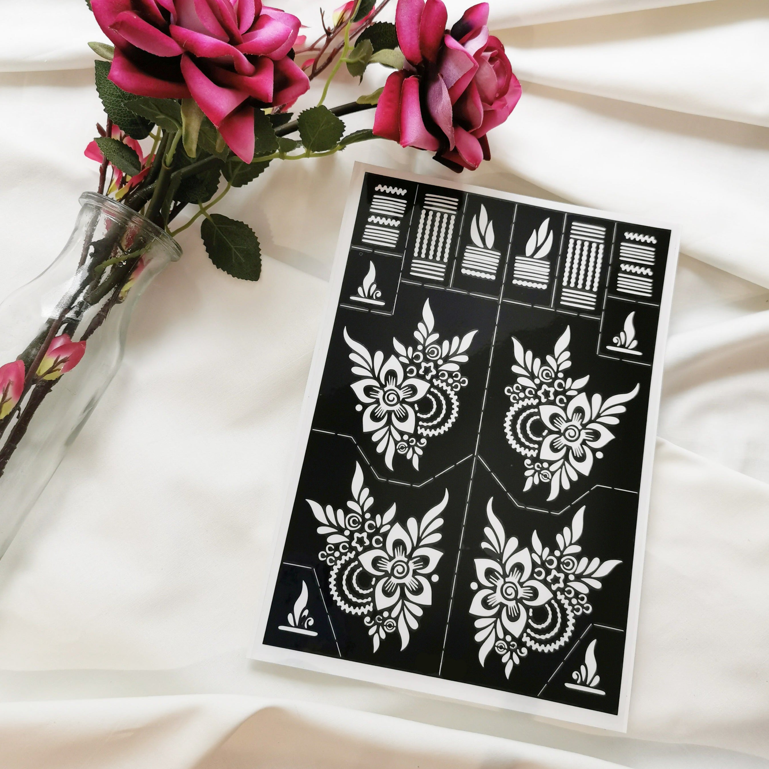 Henna Sticker Stencil for Tattoos and Mehndi DIY | Safa – Henna by Naureen